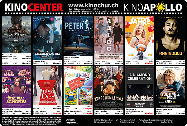 Programm Freitag - Sonntag - Aktuelles - KinoChur, Kinocenter und Kino ...